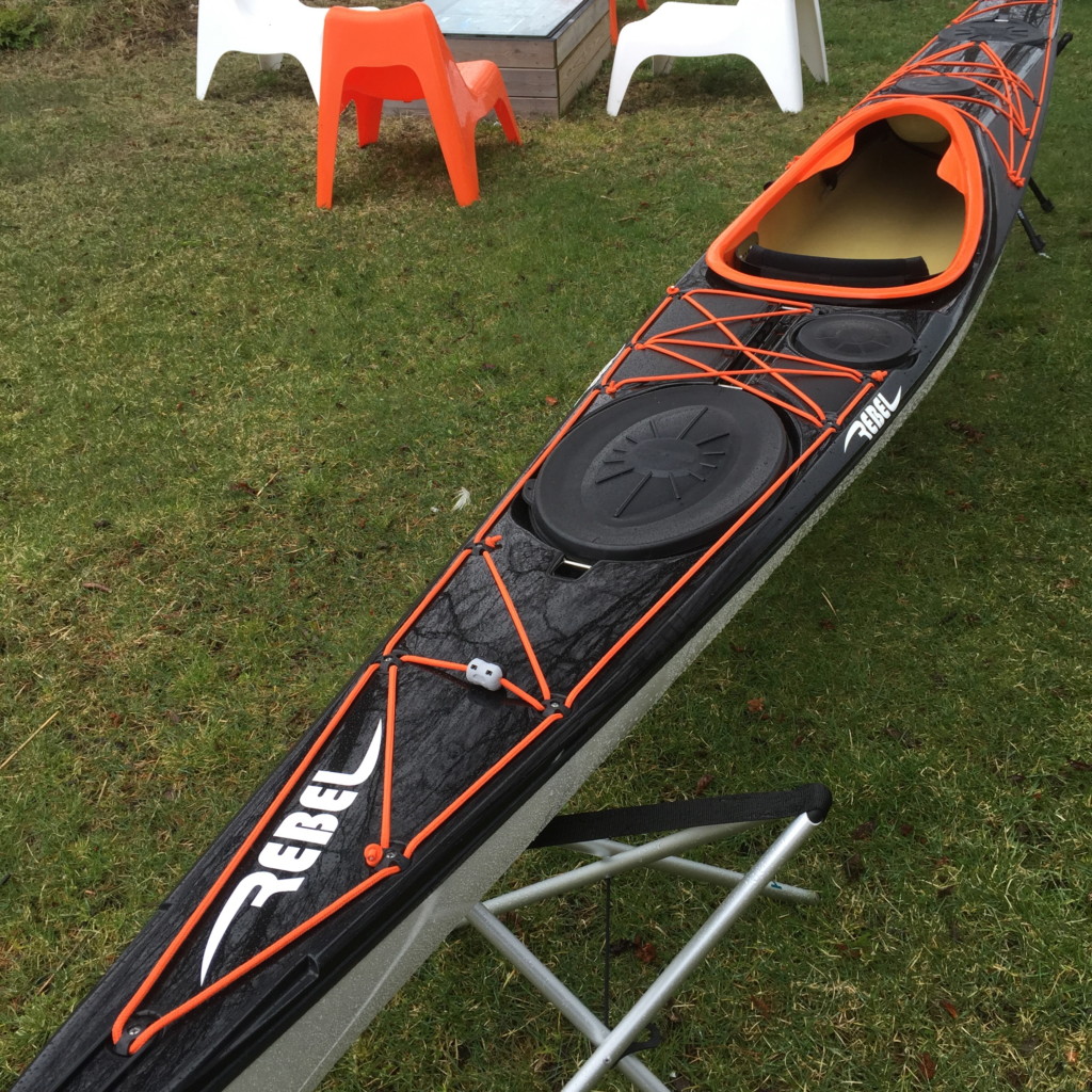 Rebel Kayaks Husky White/Black/Orange | Ostkustenkajak